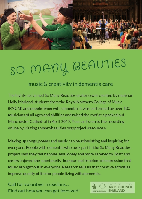 Call for volunteer musicians! – creative music making with diverse ...